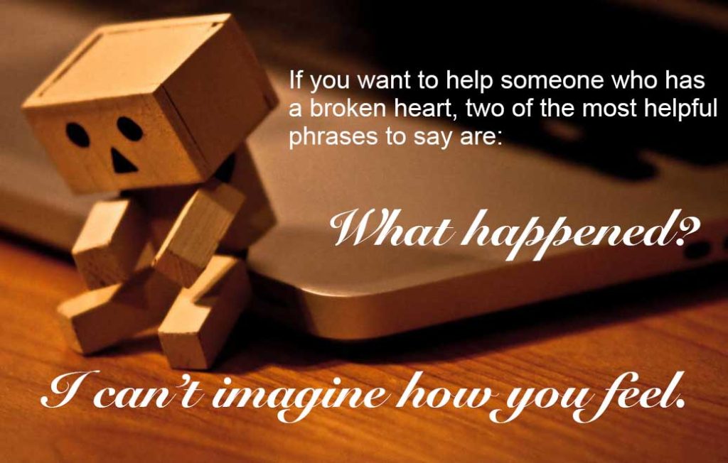 Two of the Most Helpful Things to Say to a Griever - Walking With Joy